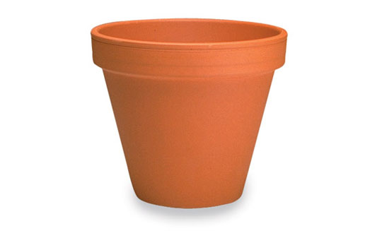 NATURAL CLAY POTS STANDARD - 6 sizes — Springbank Greenhouses